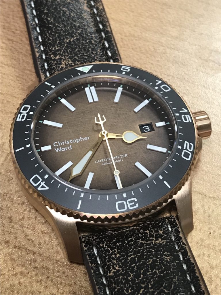 Christopher Ward C60 Trident Bronze Ombré - Watch Complications
