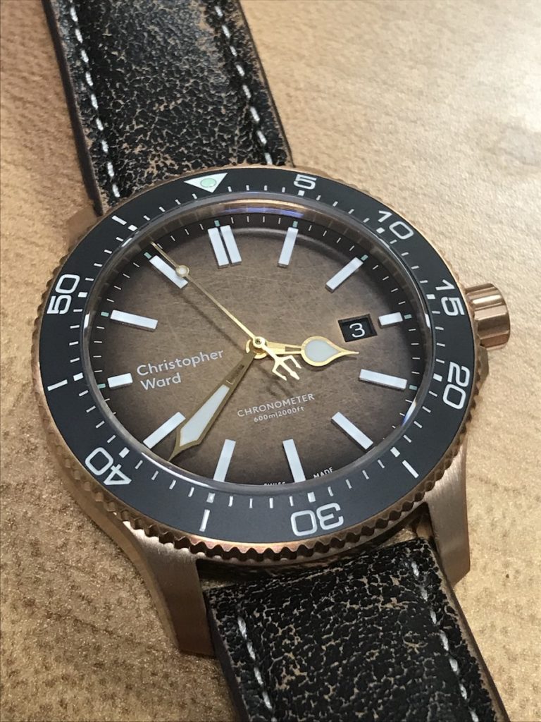 Christopher Ward C60 Trident Bronze Ombré - Watch Complications